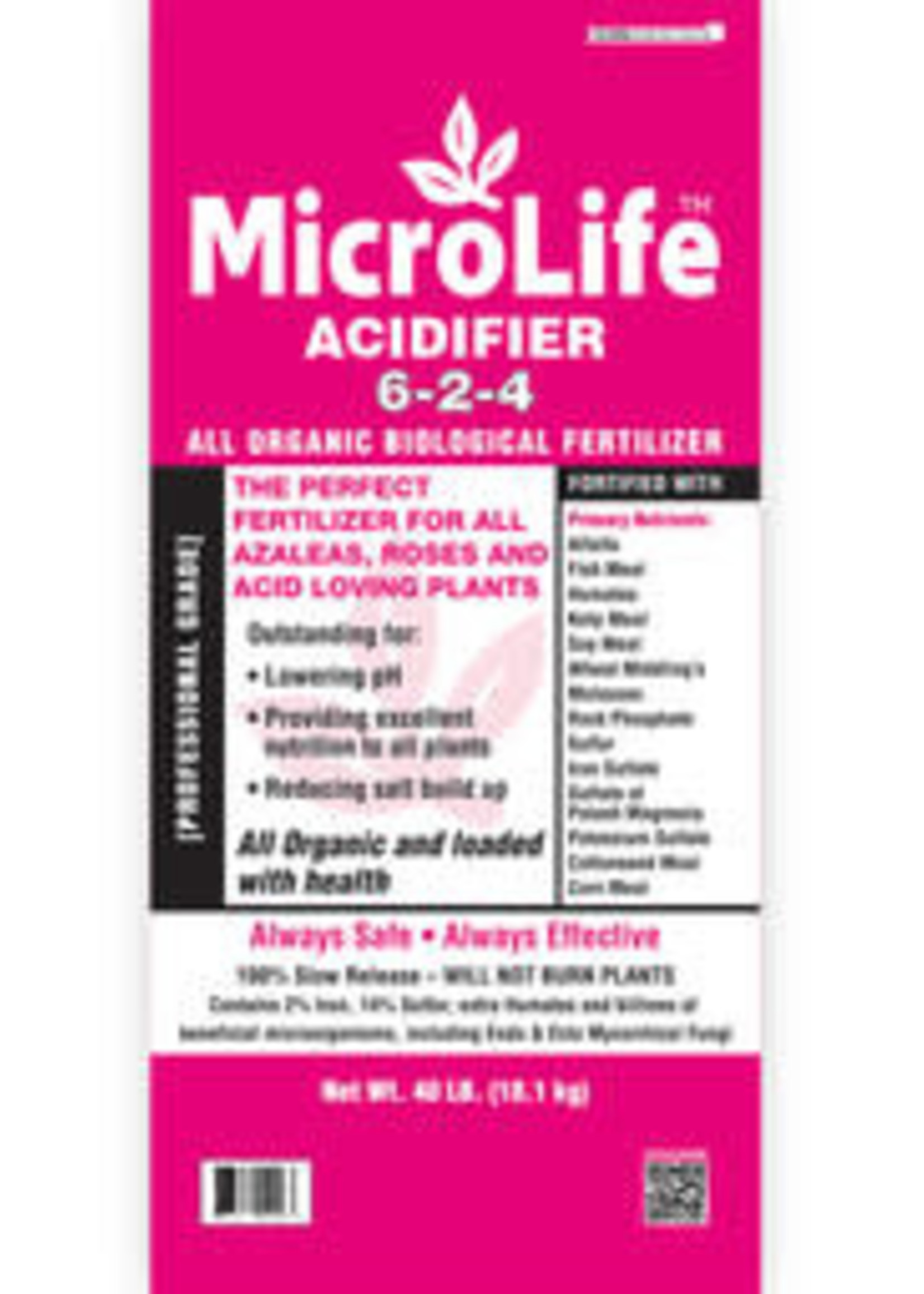 MicroLife Azalea Fertilizer 6-2-4 40 lb. bag - Growers Outlet Willis Texas