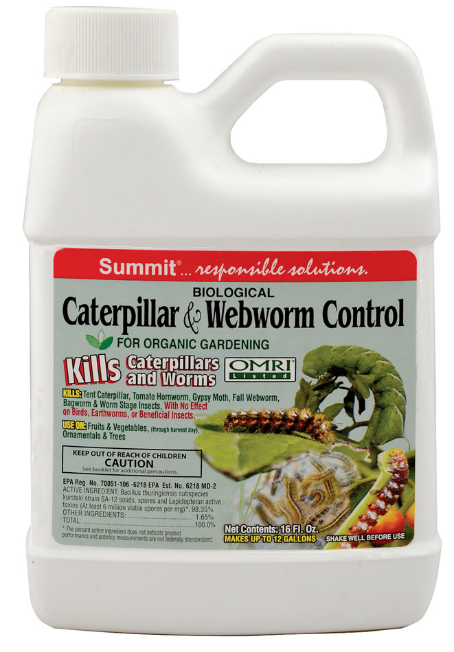 SUMMIT, 'CATERPILLAR & SOD WEBWORM ORGANIC BT 16 OZ - Growers Outlet ... SUMMIT, 'CATERPILLAR & SOD WEBWORM ORGANIC BT 16 OZ - Growers Outlet ...