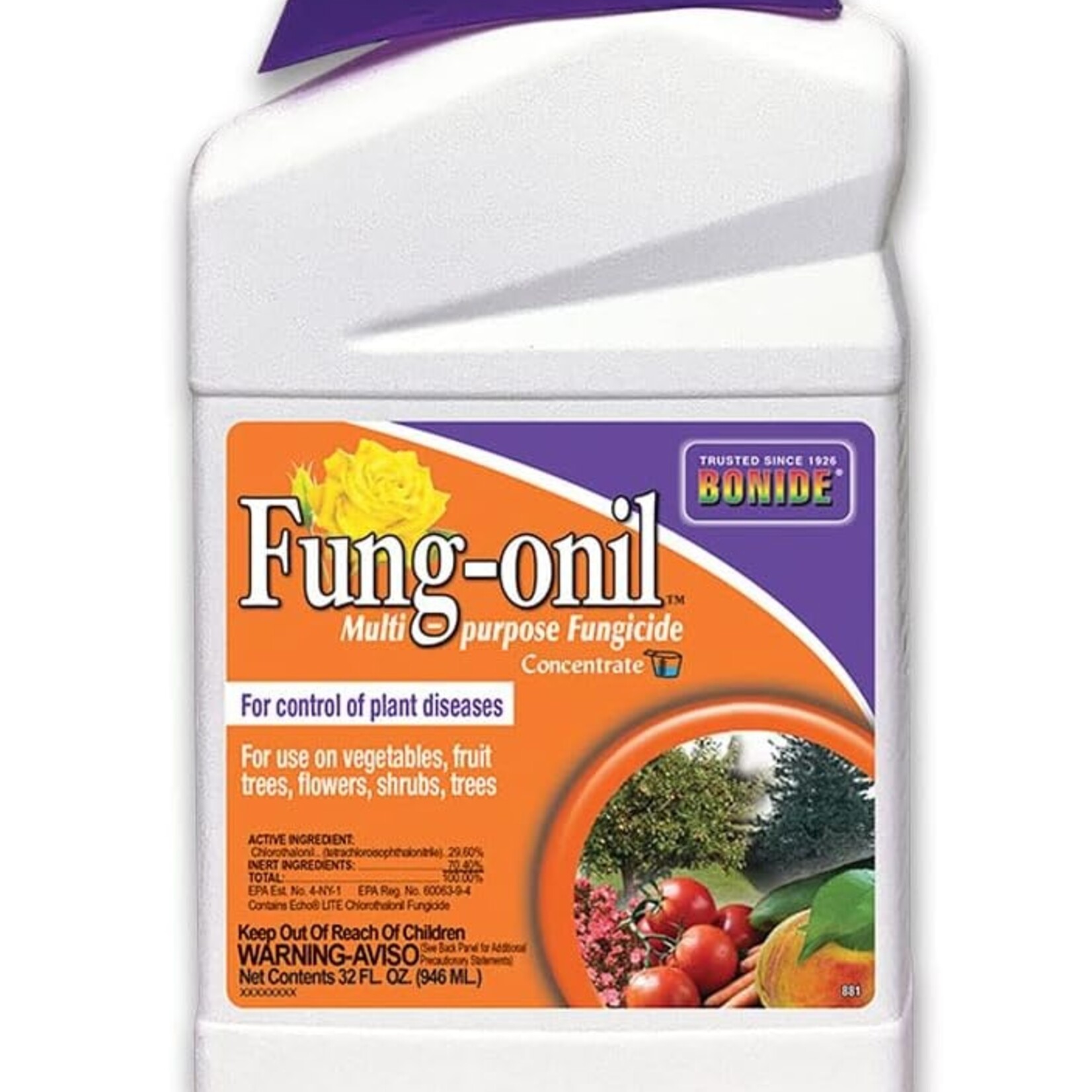 BONIDE, 'FUNGONIL FUNGICIDE' 32 OZ. - Growers Outlet Willis Texas