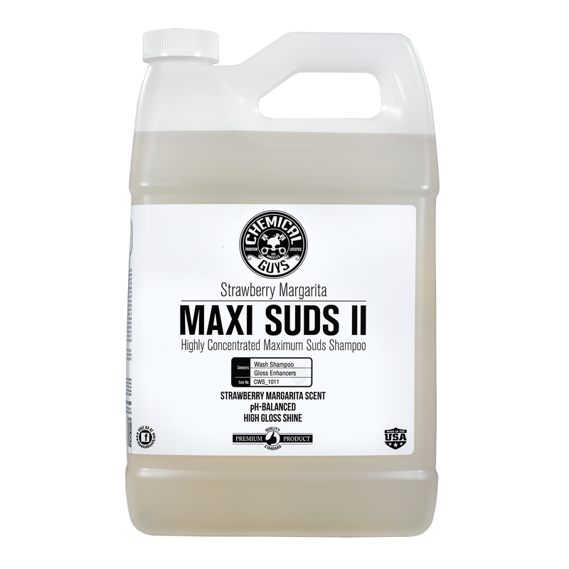 Chemical Guys Maxi-Suds II: Super Suds Shampoo- Strawberry Clear ...
