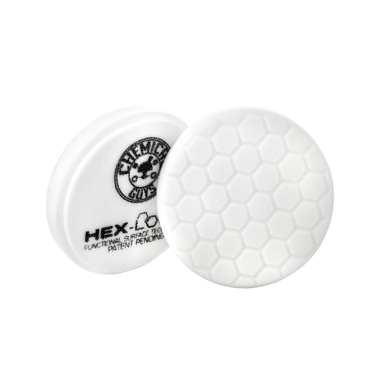Hex-Logic 6.5'' Hex-Logic Pad - White Medium Light Polishing Pad (6.5 ...
