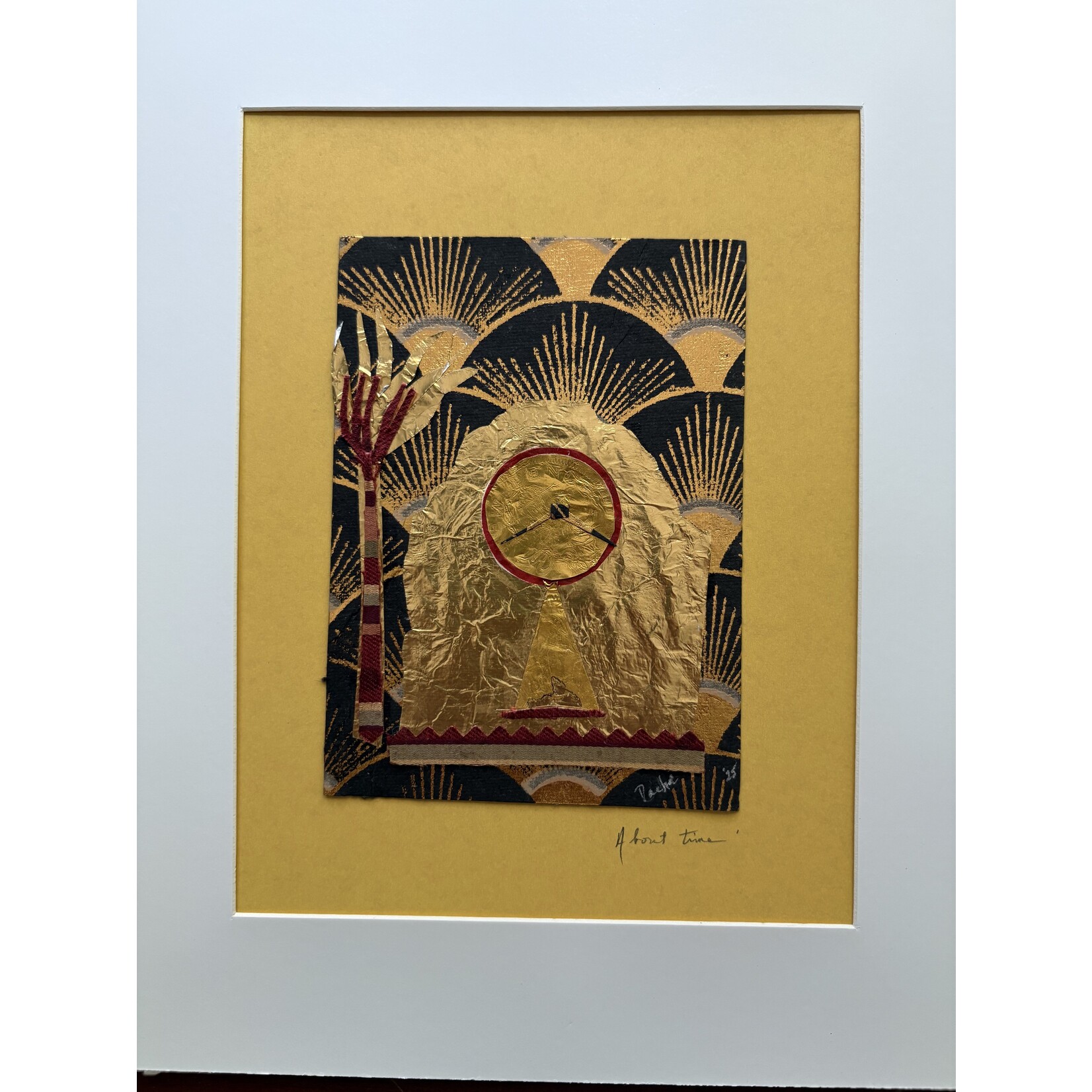 Rachel Mills About Time Collage 8 x 10 - My Muses Card Shop