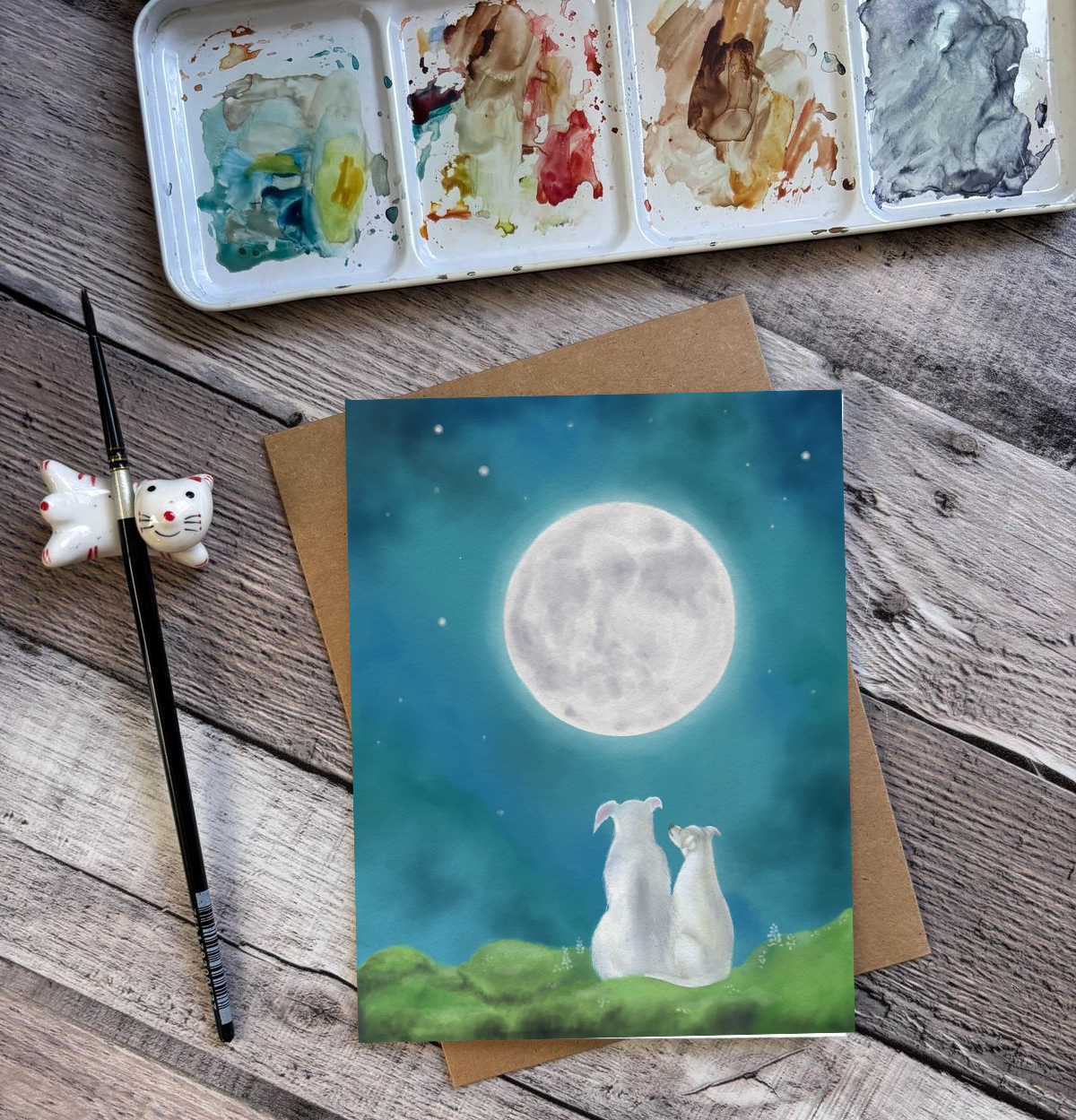 My Muses Card Shop Harvest Moon Greeting Cards - My Muses Card Shop