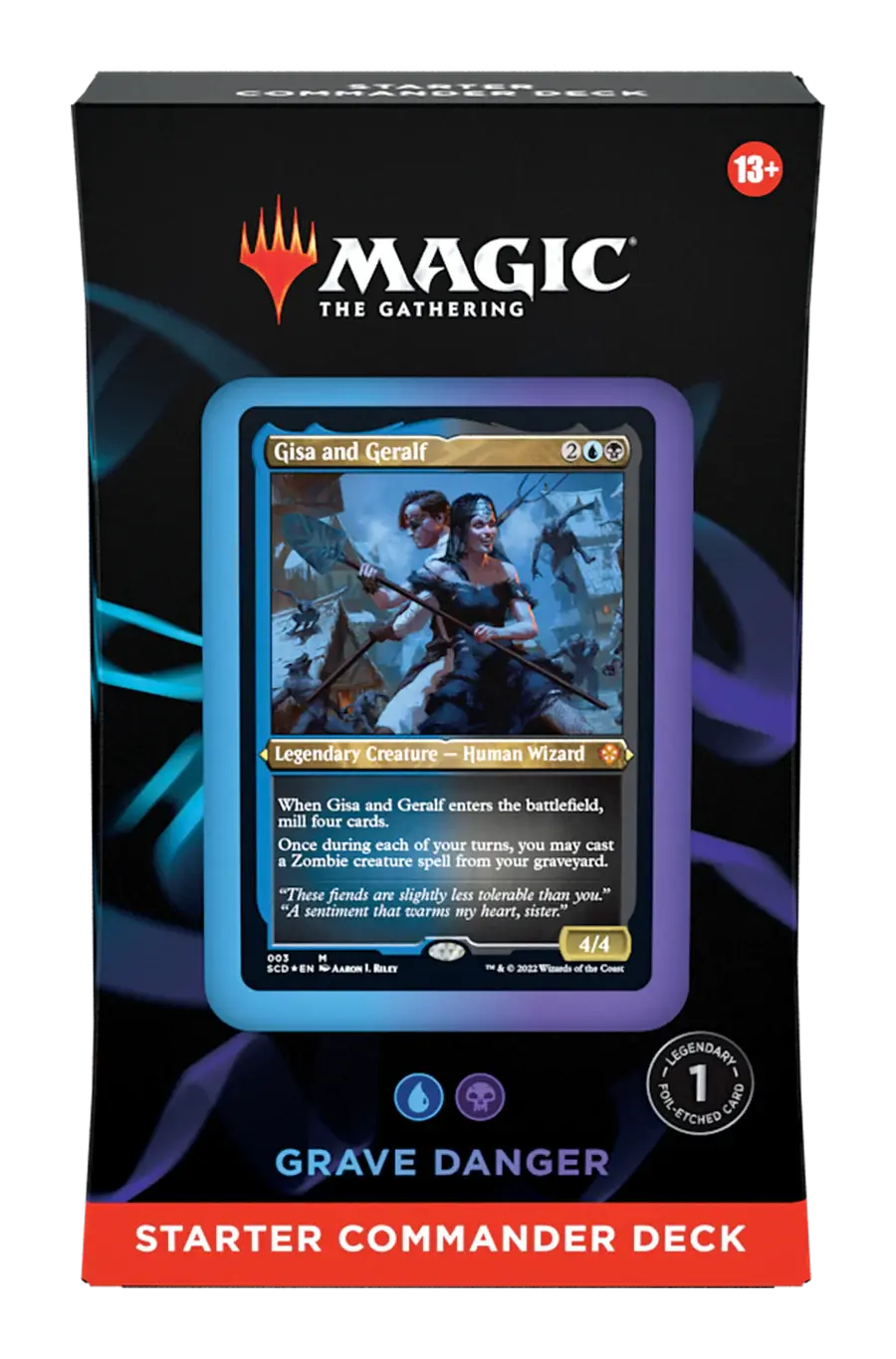 Wizards of the Coast Magic - Starter Commander Deck 2022 Grave Danger ... Wizards of the Coast Magic - Starter Commander Deck 2022 Grave Danger ...