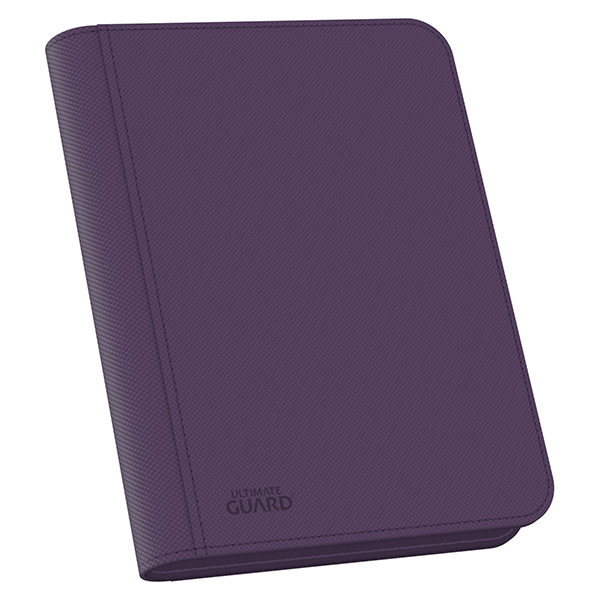 Ultimate Guard 4-Pocket Xenoskin Zipper Binder (Purple) - Greg's Games