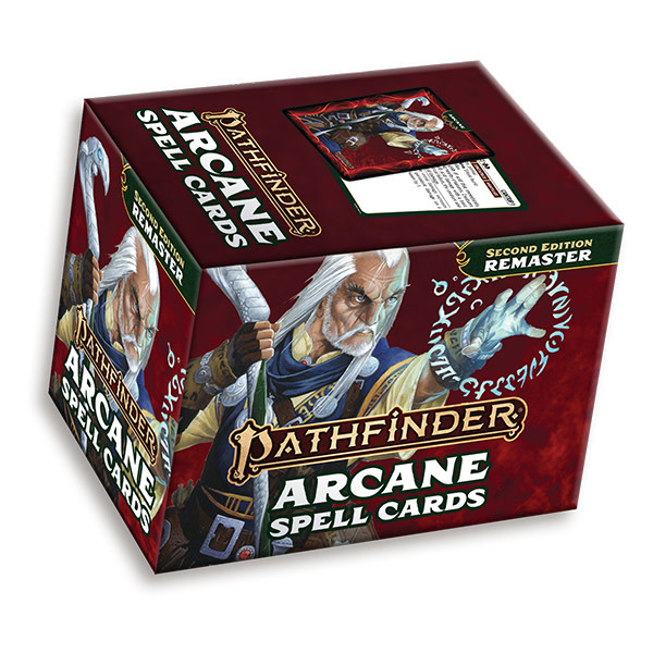 Paizo Pathfinder (2nd Edition) - Spell Cards (Arcane) Remastered - Greg ...