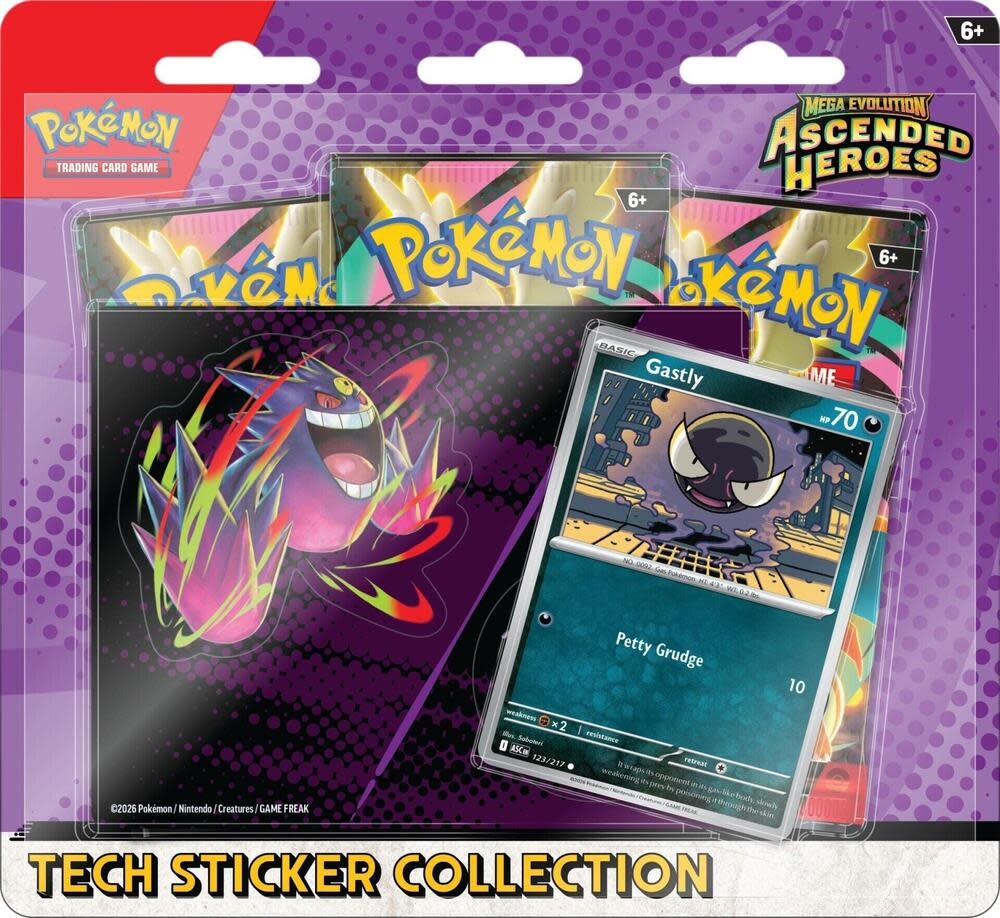 Pokémon Pokemon TCG: Mega Evolution 02.5 Ascended Heroes- Tech Sticker ...
