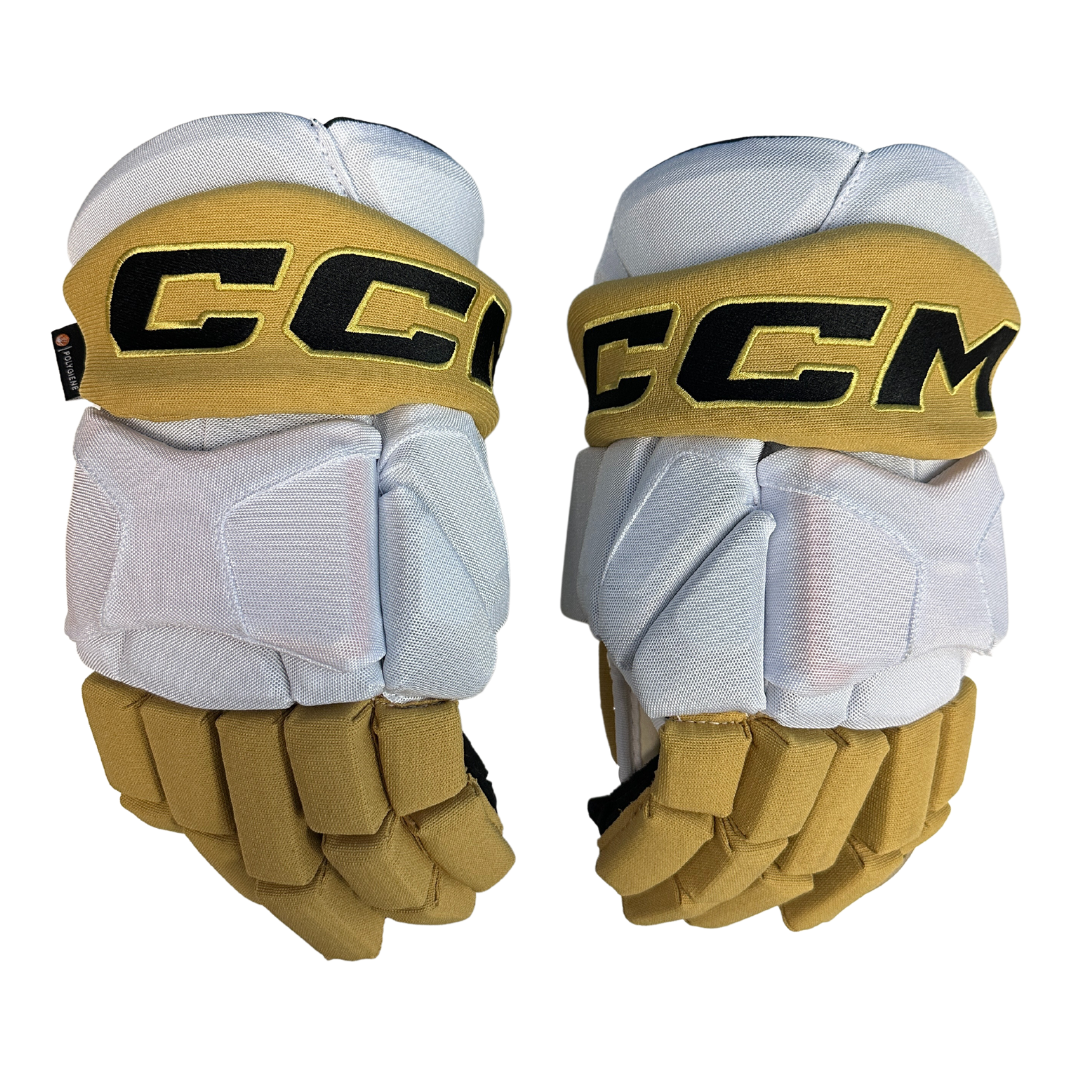 CCM HG95C Custom Vegas White Hockey Gloves - Majer Hockey | Toronto's ...