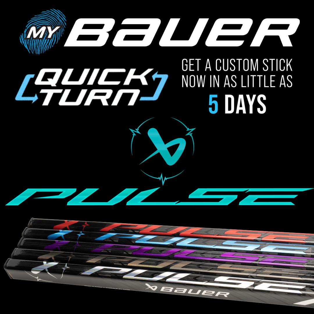 Bauer Pulse Intermediate Custom Stick - Quick Turn - Majer Hockey ...