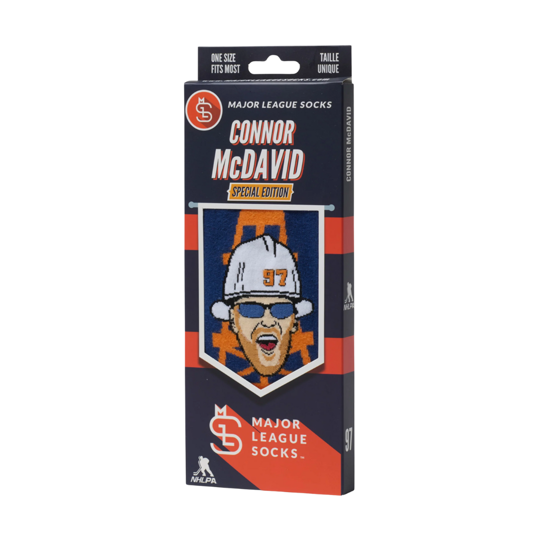 Major League Socks Connor McDavid Special Edition - Majer Hockey ...