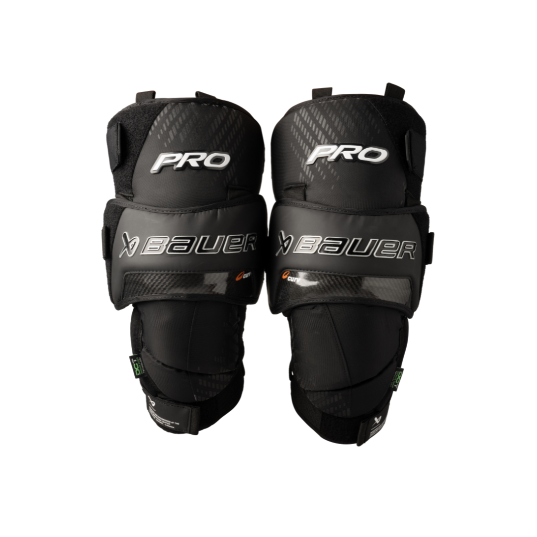 Bauer Pro Senior Goalie Knee Guards (2025) - Majer Hockey | Toronto's ...