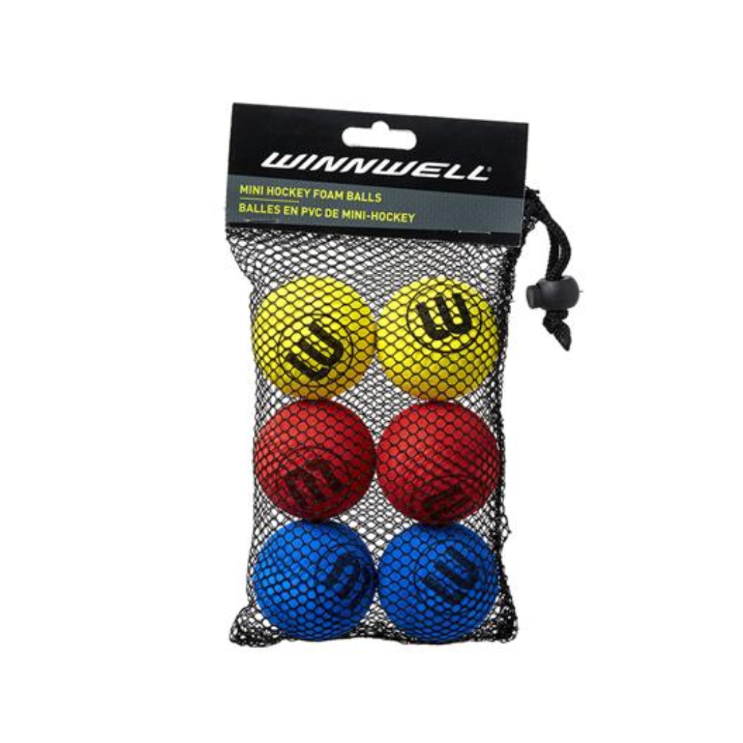 Winnwell Mini Stick Hockey Balls - 6 pack - Majer Hockey | Toronto's ...