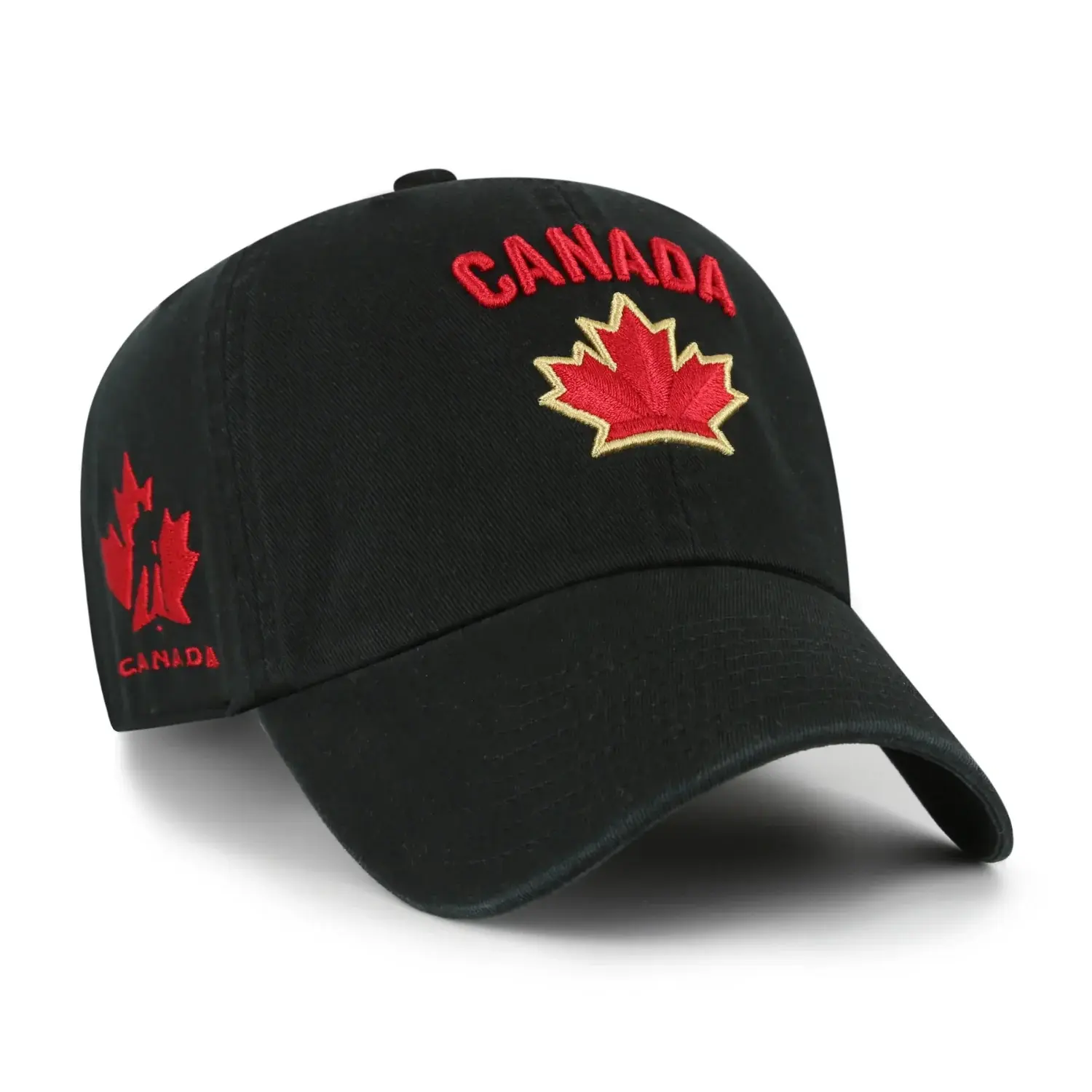 47 BRAND 47 BRAND HOCKEY CANADA CLEAN UP CAP BLACK - Majer Hockey ...