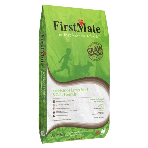 First Mate Grain Friendly Lamb & Oats 25lb - PEAKS Family Pets