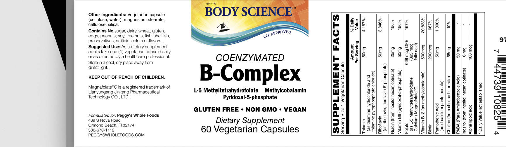 Bsci Co-Enzyme-B b-50 complex - Peggy's Whole Foods