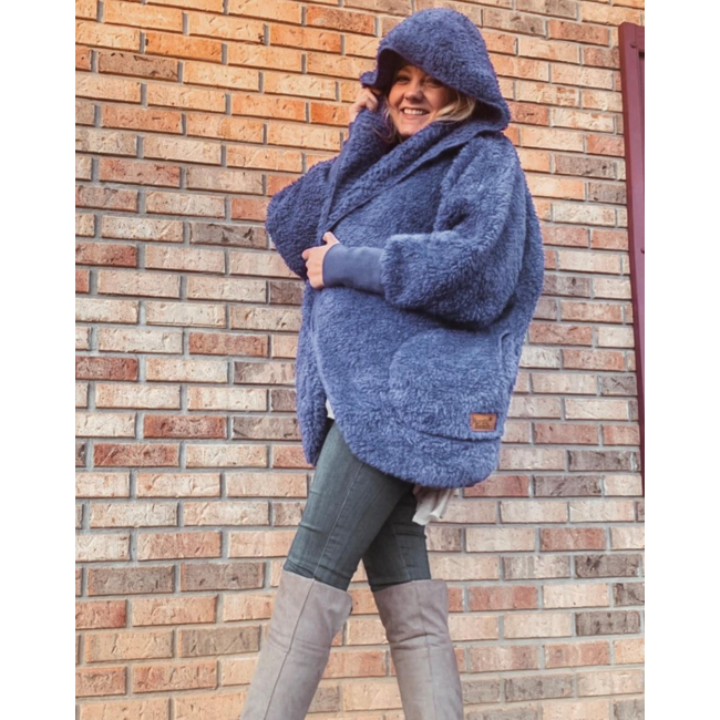 Nordic Beach Body Wrap -Cozy Blue Denim - Her Hide Out