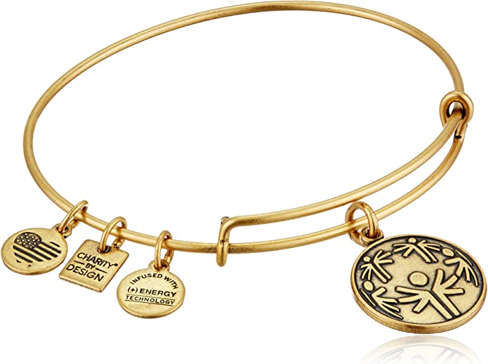 CBD14POURG POWER OF UNITY GOLD BANGLE - Her Hide Out