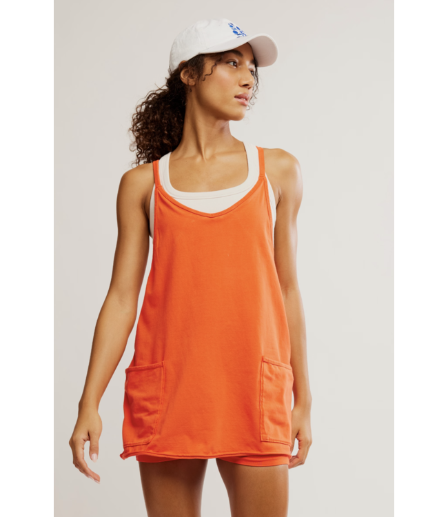 Free People Hot Shot Mini Dress in Scarlett - Her Hide Out