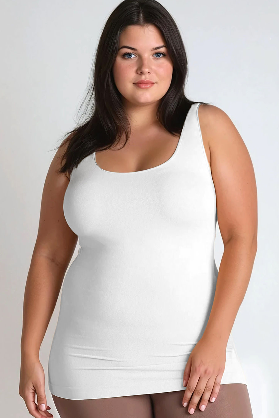 NIK NS5178XL Plus Size Jersey Tank - Kaly Clothing