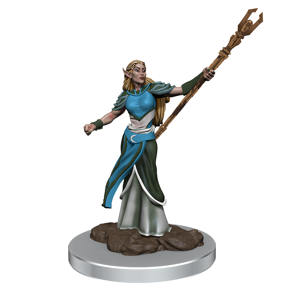 DND ICONS OF THE REALMS FEMALE ELF SORCERER PREM FIG Tome2