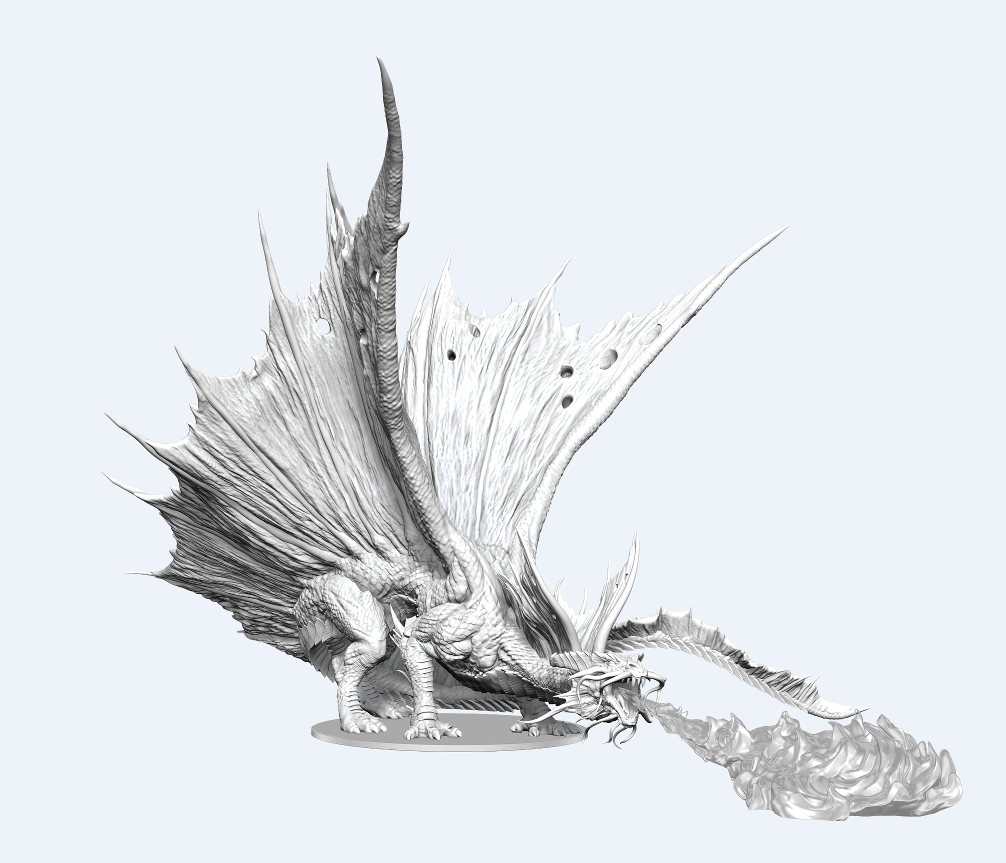 DND UNPAINTED MINIS ADULT GOLD DRAGON | Tome 2