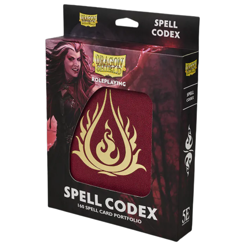 DRAGON SHIELD RPG SPELL CODEX BLOOD RED | Tome2