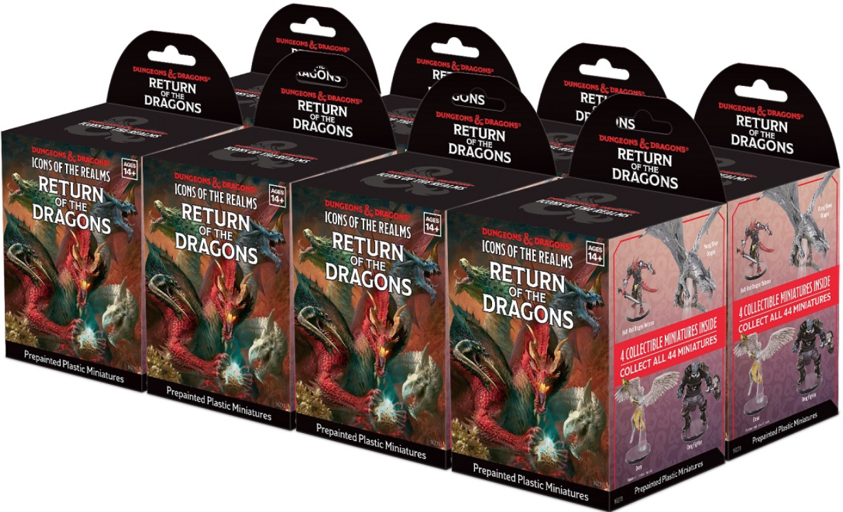 DND - ICONS 34 - 8CT BOOSTER BRICK - Return of the Dragons | Tome2