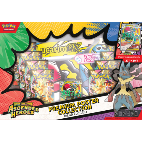 POKEMON - ME - ASCENDED HEROES - Premium Poster Collection | Tome2