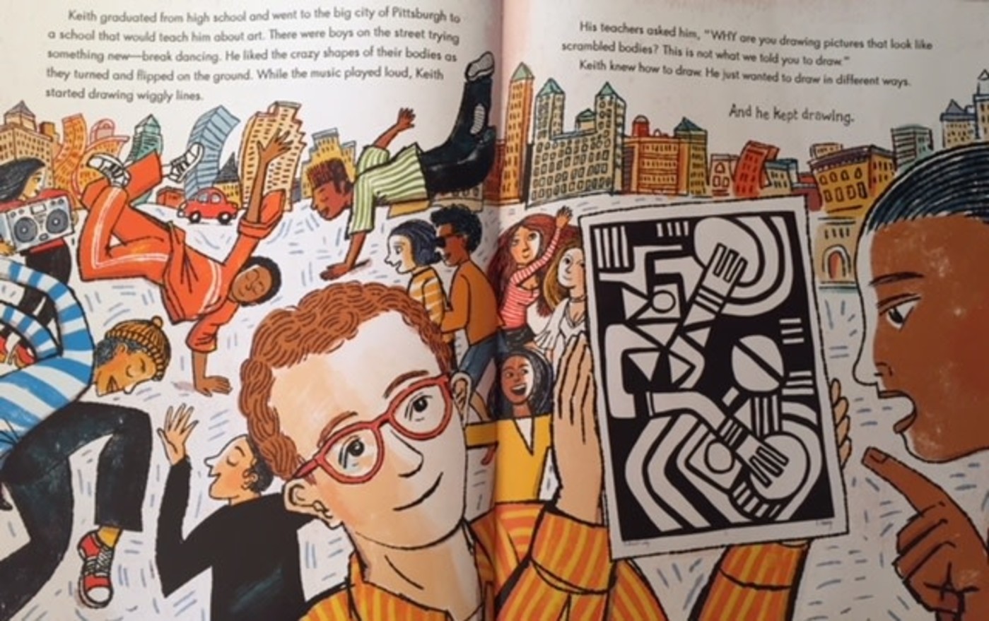 Keith Haring "The Boy Who Just Kept Drawing" By Keith Haring - Palm ...