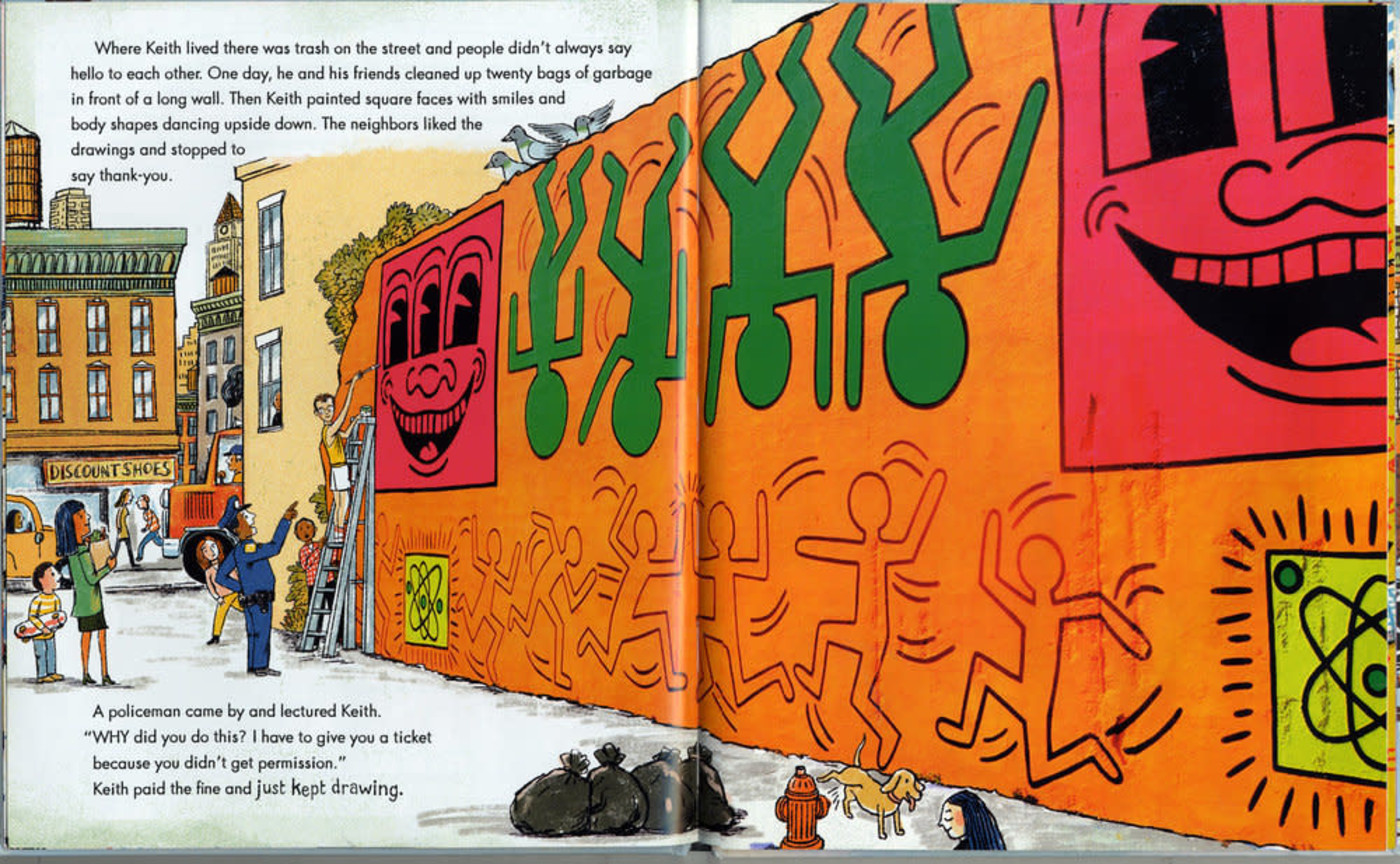 Keith Haring "The Boy Who Just Kept Drawing" By Keith Haring - Palm ...