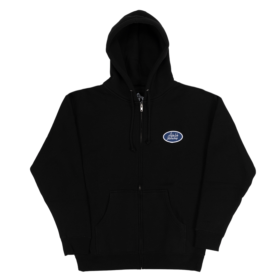 Palm Isle Gas Station Sweat À Capuche Zippé - Noir - Palm Isle Skateshop Palm Isle Gas Station Sweat À Capuche Zippé - Noir - Palm Isle Skateshop
