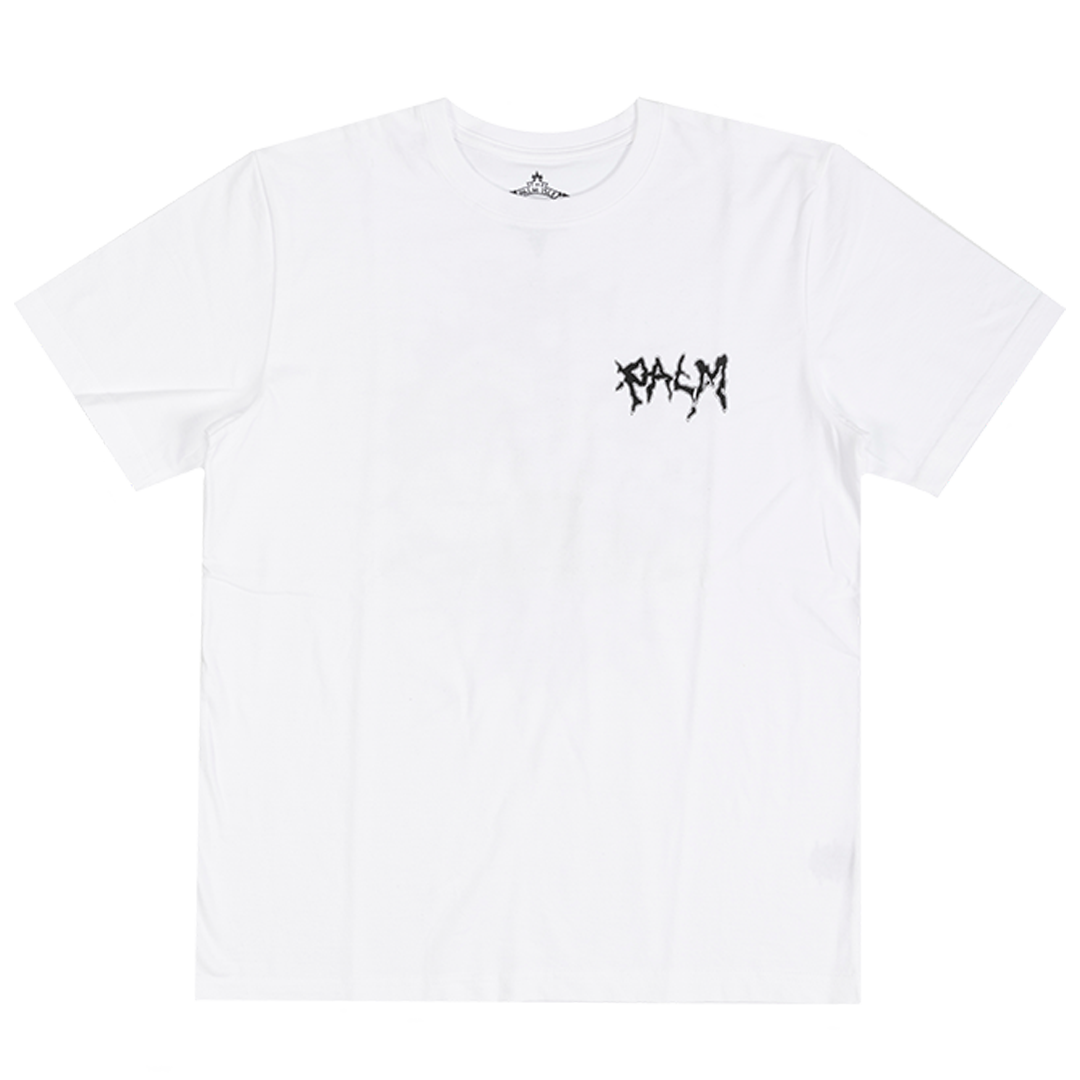Palm Tavi Tee - Blanc - Palm Isle Skateshop Palm Tavi Tee - Blanc - Palm Isle Skateshop