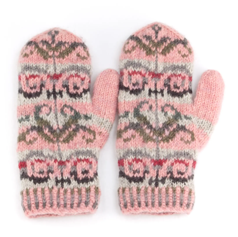 Pink Nymph Mittens - Villages Calgary