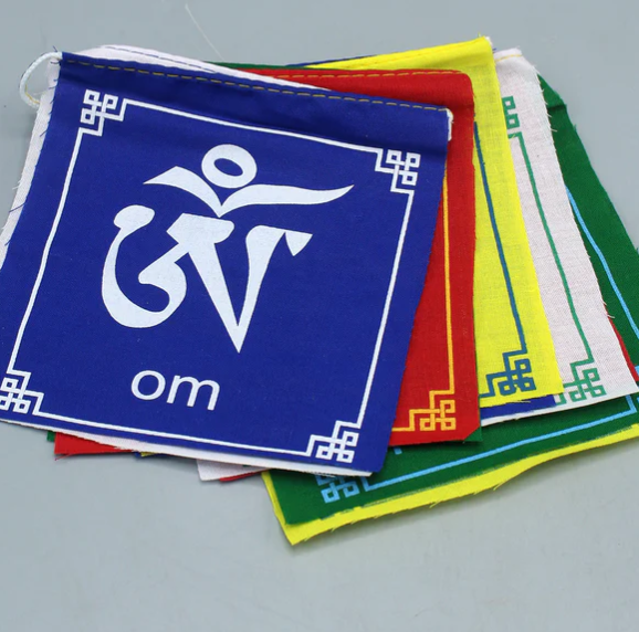 Paper Prayer Flags Om Mani - Villages Calgary