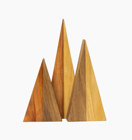 Reclaimed Wood Set of 3 Trees - Villages Calgary