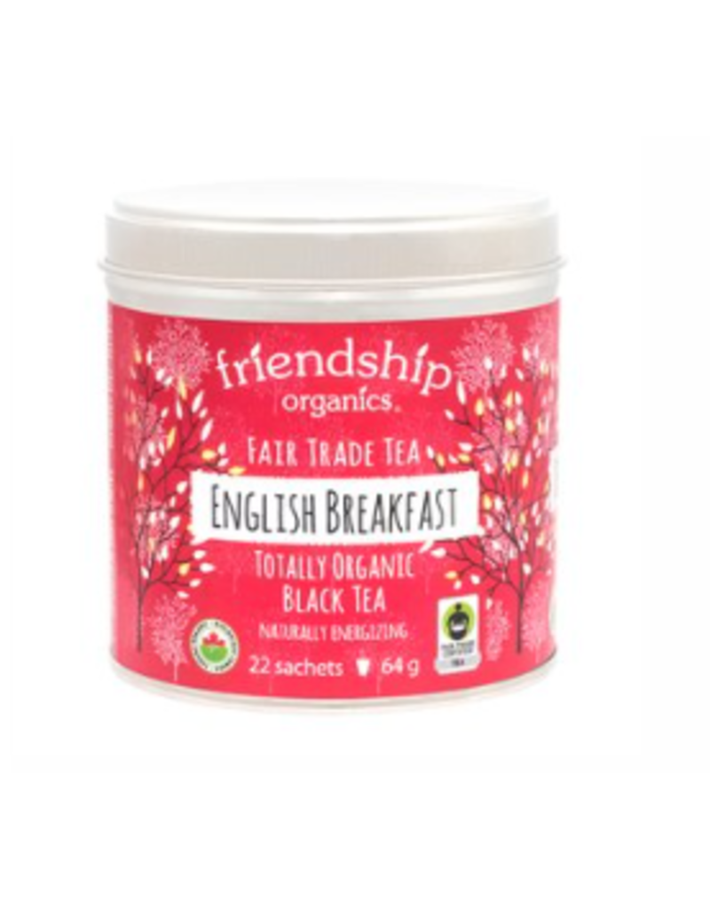 Organic English Breakfast Friendship Tea Tin - Villages Calgary