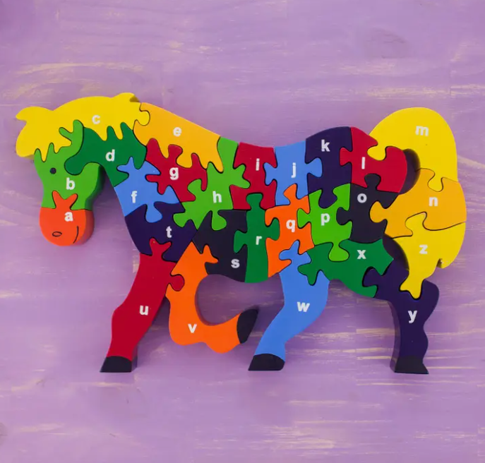 Wooden Puzzle Horse - Villages Calgary