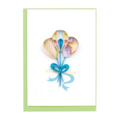 Colourful Balloons Gift Enclosure Card - Villages Calgary