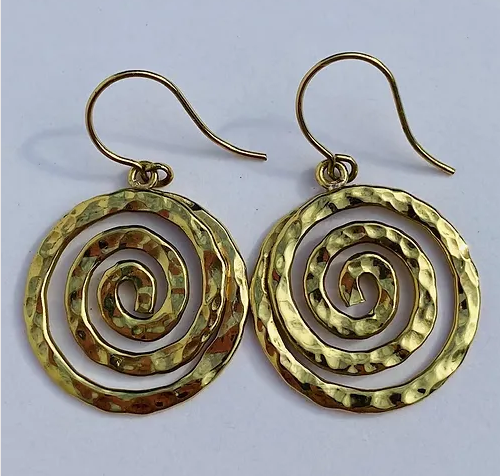 Spiral Bombshell Earrings Villages Calgary