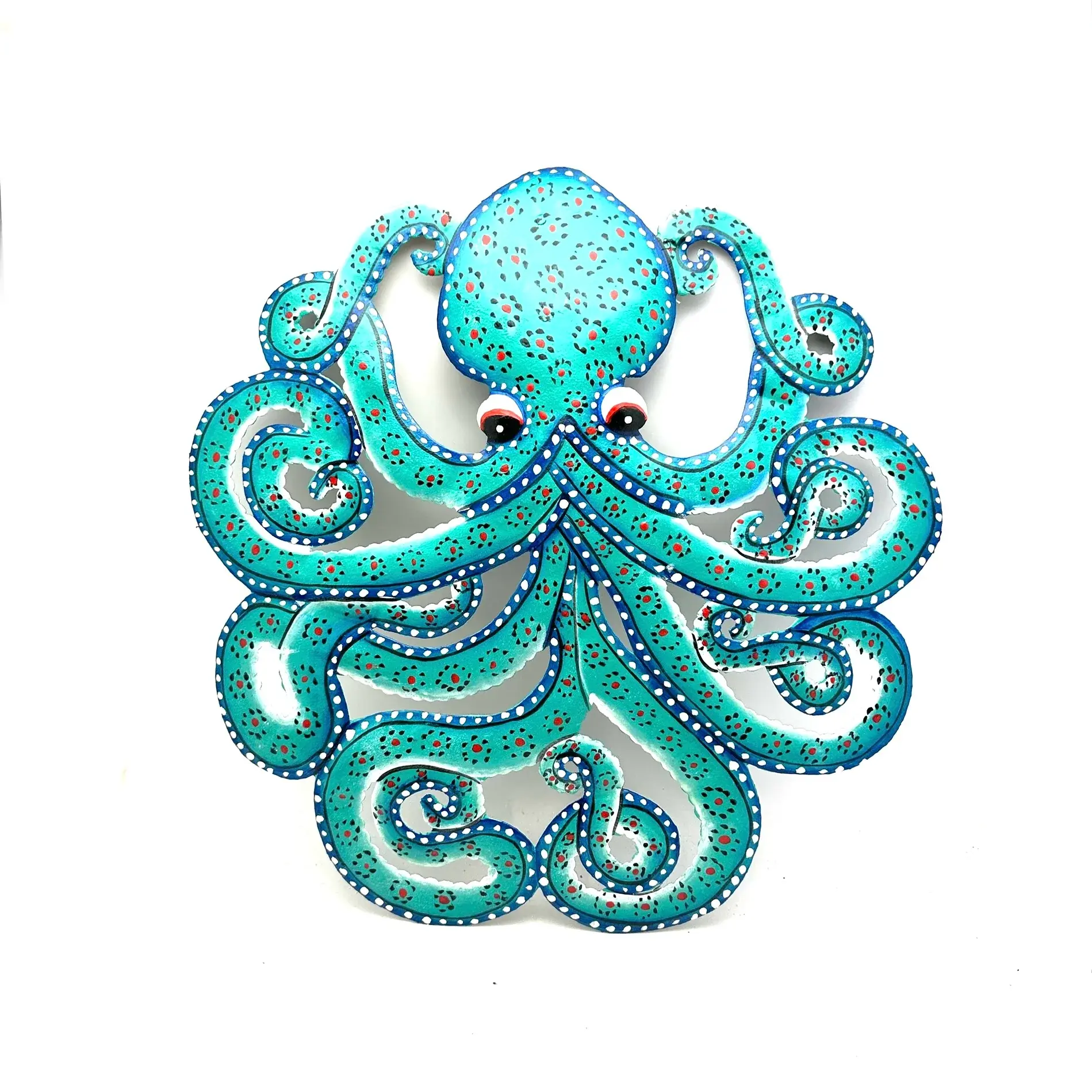 Turquoise Octopus Wall Art - Villages Calgary