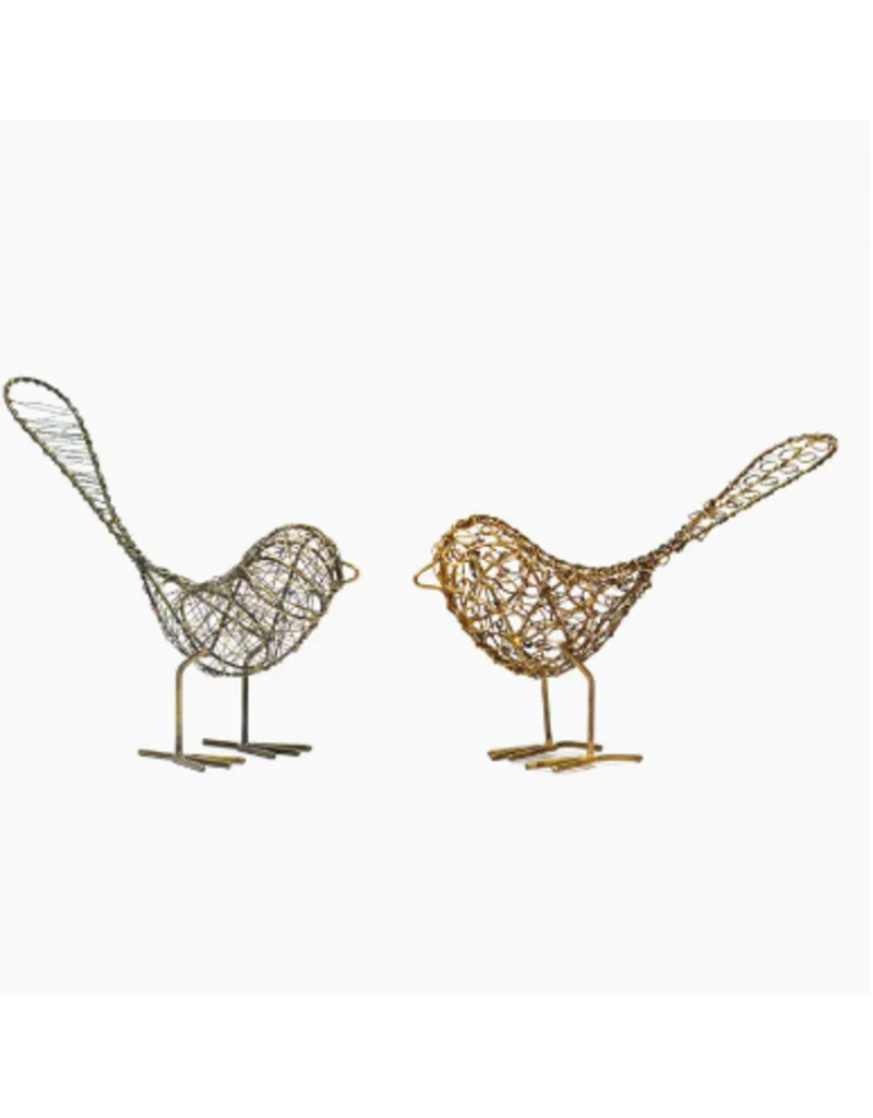 Antique Wrapped Wire Birds - Villages Calgary