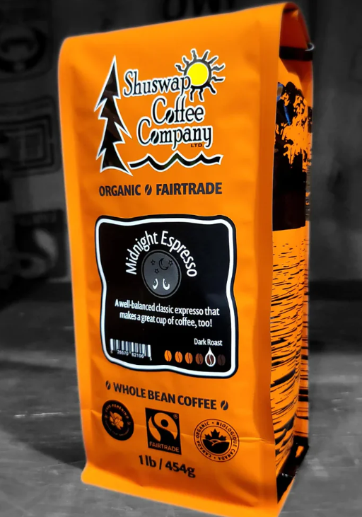 Midnight Espresso Whole Bean Coffee 1lb - Villages Calgary