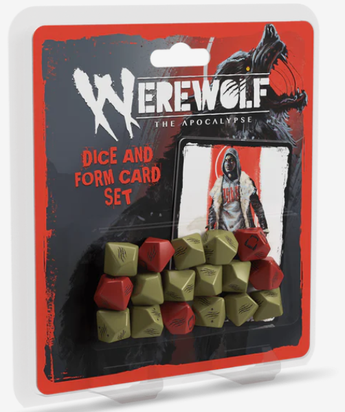 Werewolf The Apocalypse RPG: Dice and Form Card Set - Just Games