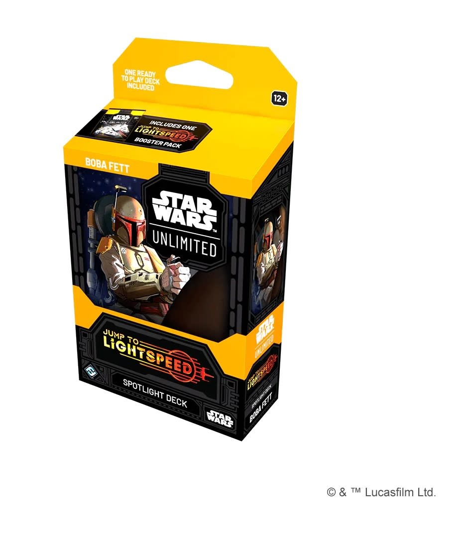 Star Wars Unlimited: Jump to Lightspeed Boba Fett Deck - Just Games
