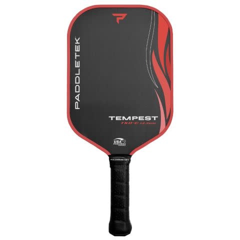 Paddletek Tempest TKO-C 14.3 mm Red Pickleball Paddle - ProAm Tennis