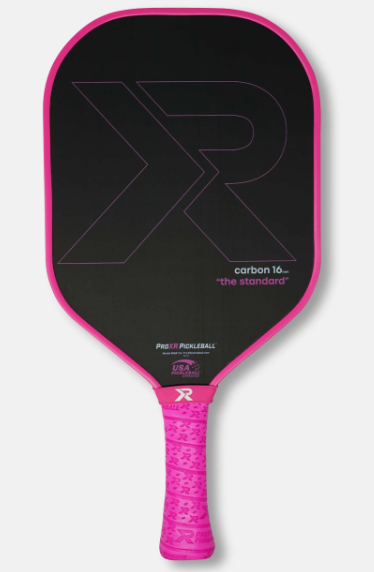 ProXR The Standard 16mm Color Splash Pink Pickleball Paddle - ProAm Tennis