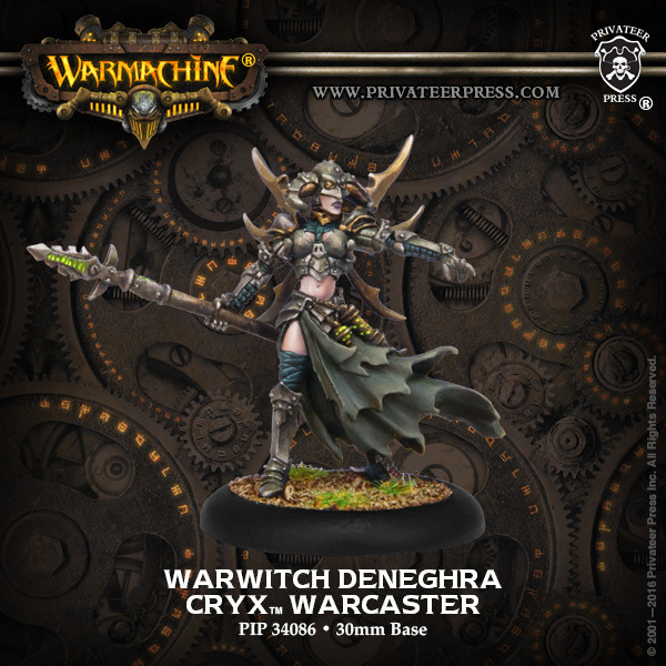 Warmachine Cryx - Warwitch Deneghra 2016 - Goblin Town Games