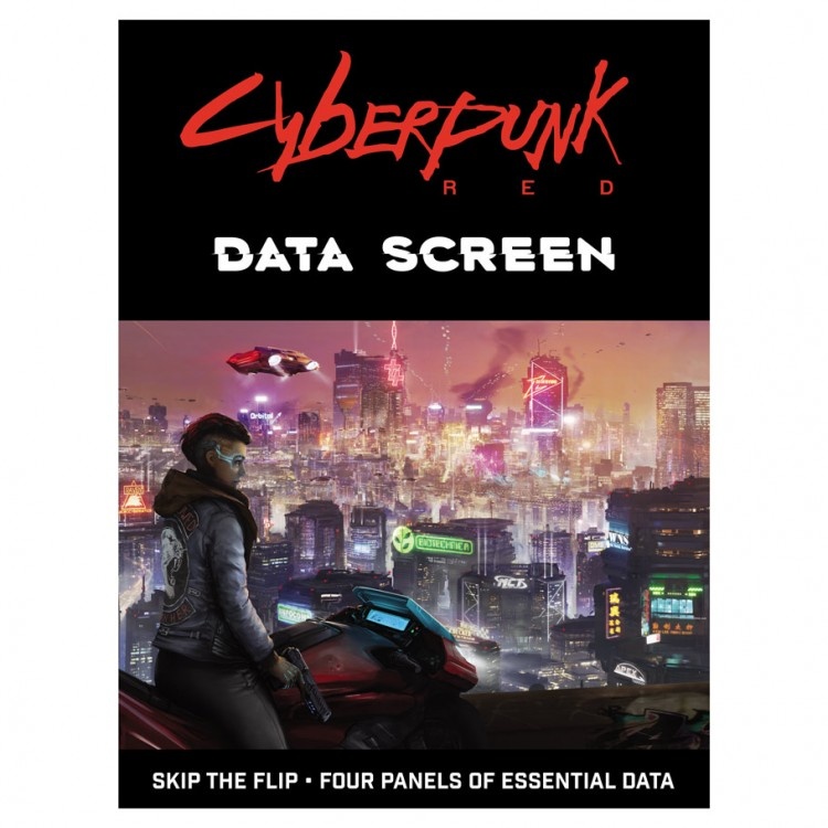 R. Talsorian Games Cyberpunk: Red: Data Screen - Black Diamond Games