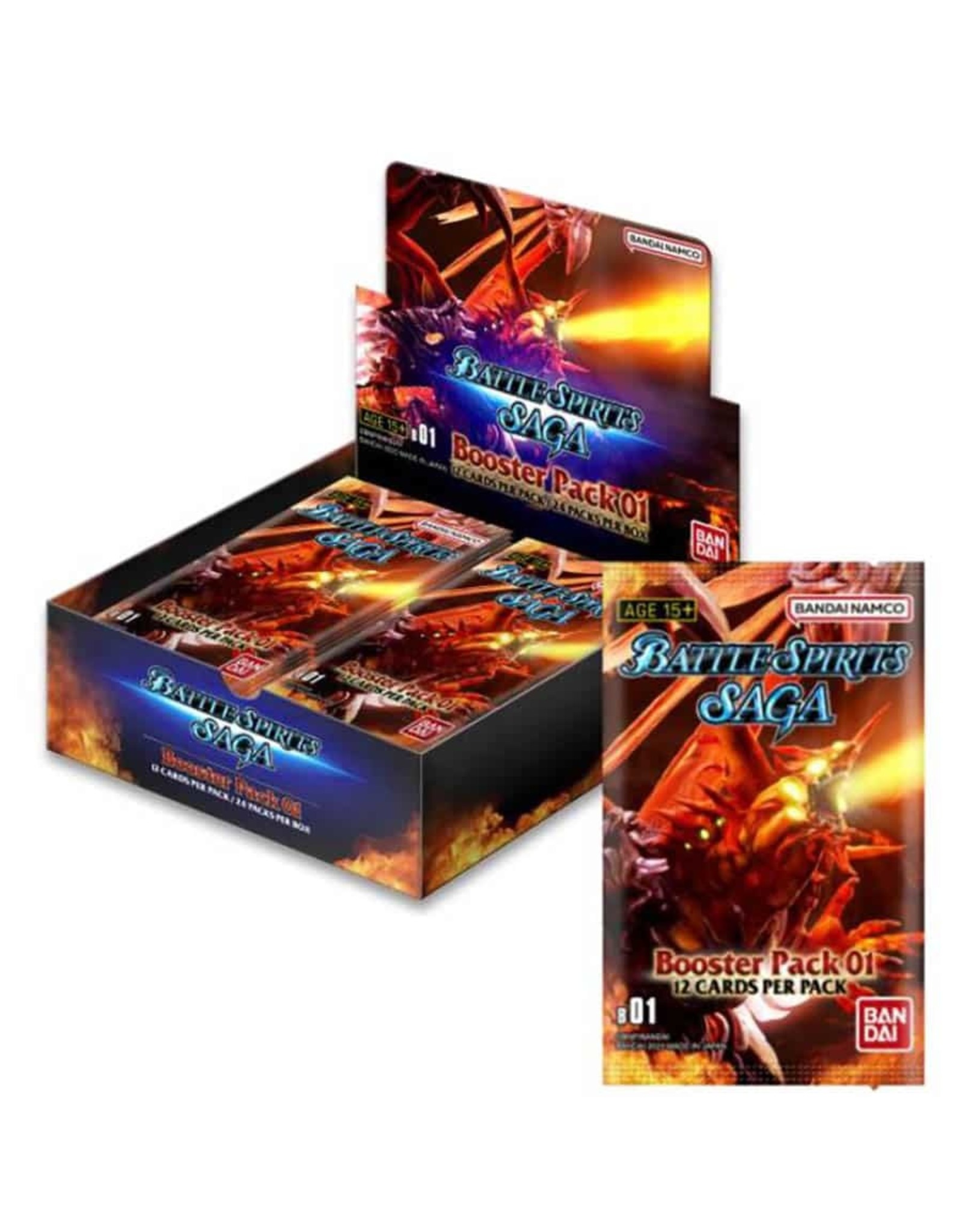 Battle Spirits Battle Spirits Saga Card Game: Set 01 Booster Box ...