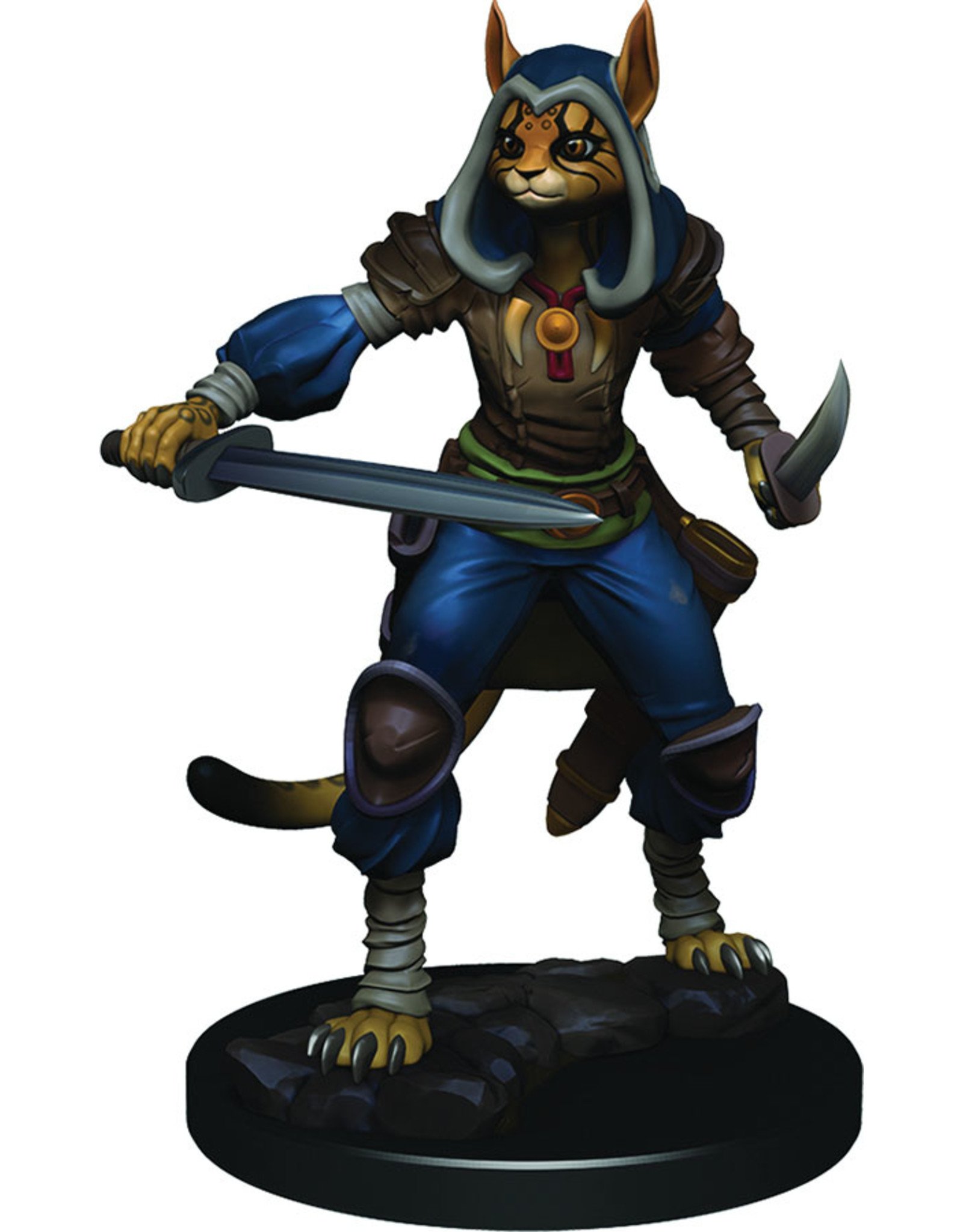 Wiz Kids D&D: ICR Premium W03 Female Tabaxi Rogue - Black Diamond Games